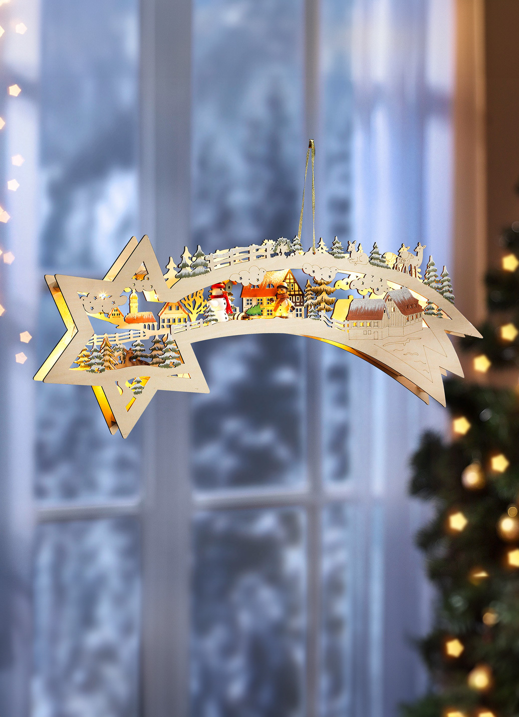 Beleuchtete Sternschnuppe | KLiNGEL